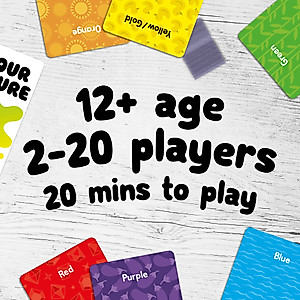 Colorbrain: Ultimate Family Board Game | Top Board Game for Kids and Adults | 2 - 20 players, Fun for All Ages