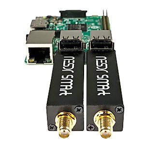 Nooelec RTL-SDR v5 SDR - NESDR Smart HF/VHF/UHF (100kHz-1.75GHz) Software Defined Radio. Premium RTLSDR w/ 0.5PPM TCXO, SMA Input & Aluminum Enclosure. RTL2832U & R820T2 (R860)-Based Radio