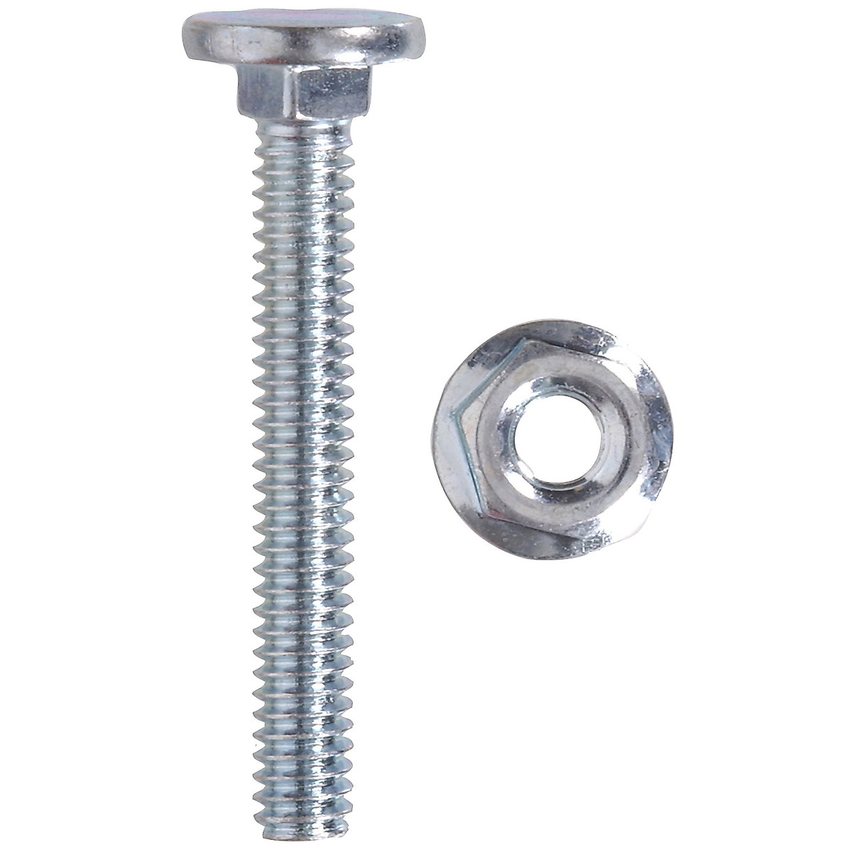 The Hillman Group 852139 1/4 x 1-3/4-Inch Flat Head Carriage Bolts and Nuts, Zinc Plated