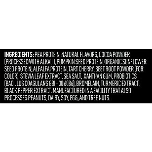 Vega Sport Premium Vegan Protein Powder Chocolate (19 Servings) 30g Protein, 5g BCAAs, Low Carb, Keto, Dairy/ Gluten Free, Non GMO, Pea Protein for Women & Men, 1.8 lbs (Packaging May Vary)