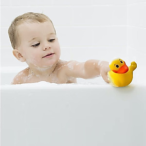 Rubber Ducks, 2.28" The Finger Rubber Duck, Cute Small Rubber Ducks Funny Rubber Ducky Car Accessories for Jeep Car Dashboard Decorations (6)