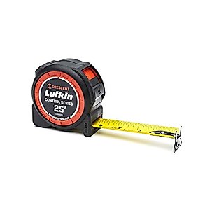 Crescent Lufkin 1-3/16 x 25' Command Control Series Yellow Clad Engineers Tape Measure - L1025CD