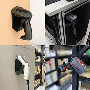 VENREA Barcode Scanner Bracket, Barcode Reader Bracket Wall Mounted Access Device Suitable for Tera Pro Barcode Scanner 2D QR 1D Barcode Reader, Symbol Zebra Honeywell Intermec Motorola