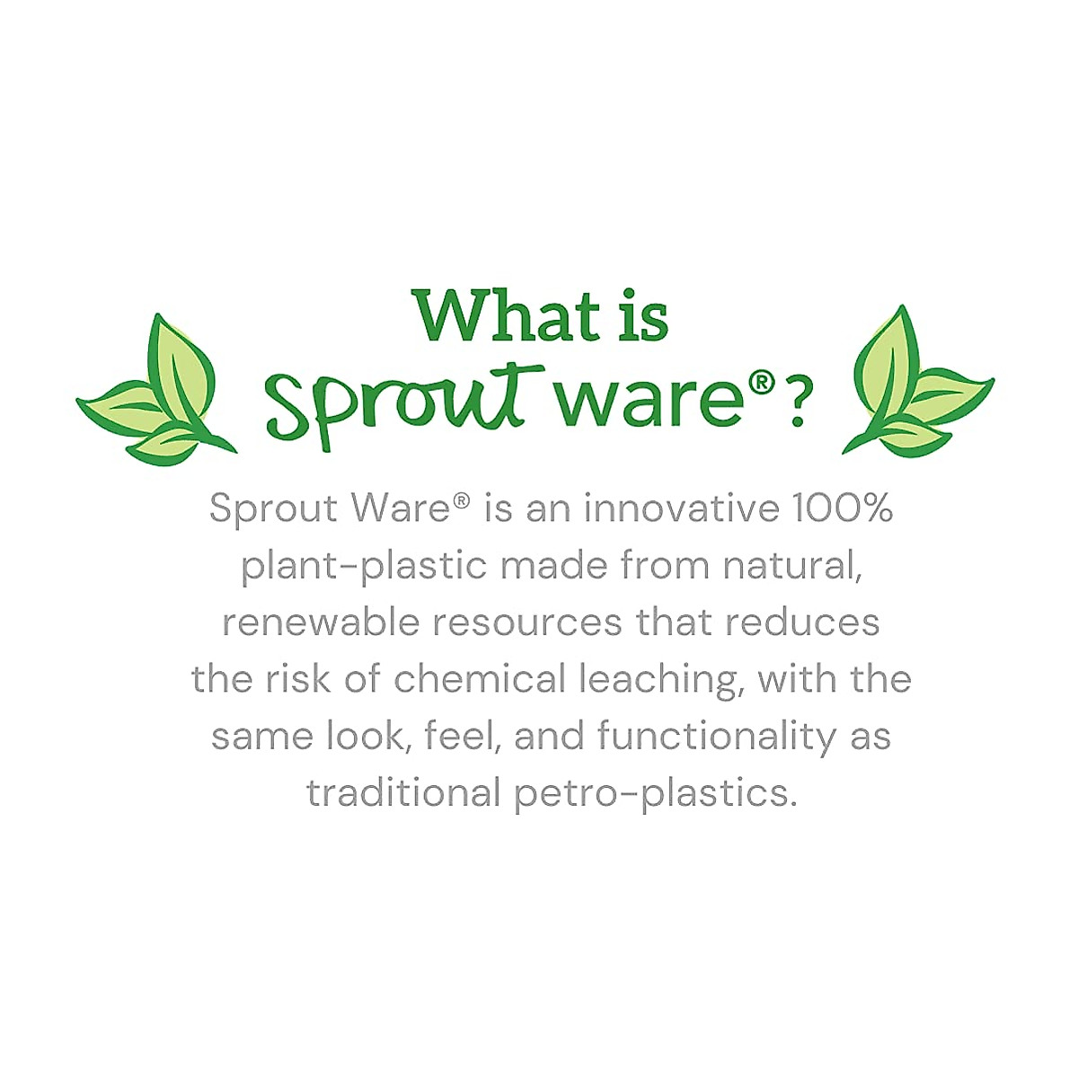 green sprouts Sprout Stacking Cups Made from Plants, Fun for Bath, Pool, Water & Sand Play, Holes for Sifting & Sprinkling (6 pk)