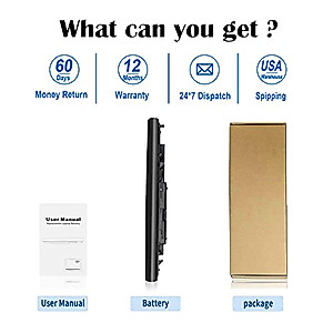 DMKAOLLK 919700-850 JC03 JC04 Laptop Battery for HP 15-bs0xx 15-bs1xx 17-bs0xx 17z-ak000 15-bs015dx 15-bs013dx 15- bs115dx 15-bs113dx 17-bs061st Series HSTNN-LB7V HSTNN-DB8E 919701-850 919681-421