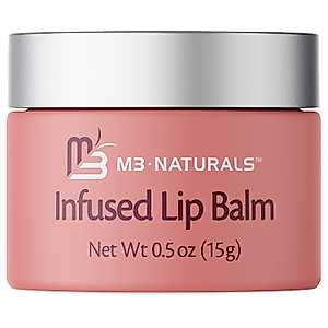M3 Naturals Charcoal Body Scrub with Infused Lip Balm Bundle