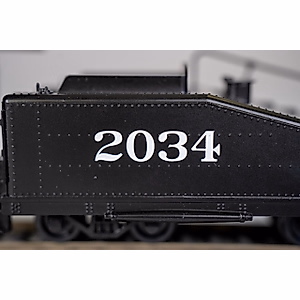Bachmann Trains - USRA 0-6-0 Locomotive with Smoke and Slope Tender - ATSF #2034 - HO Scale