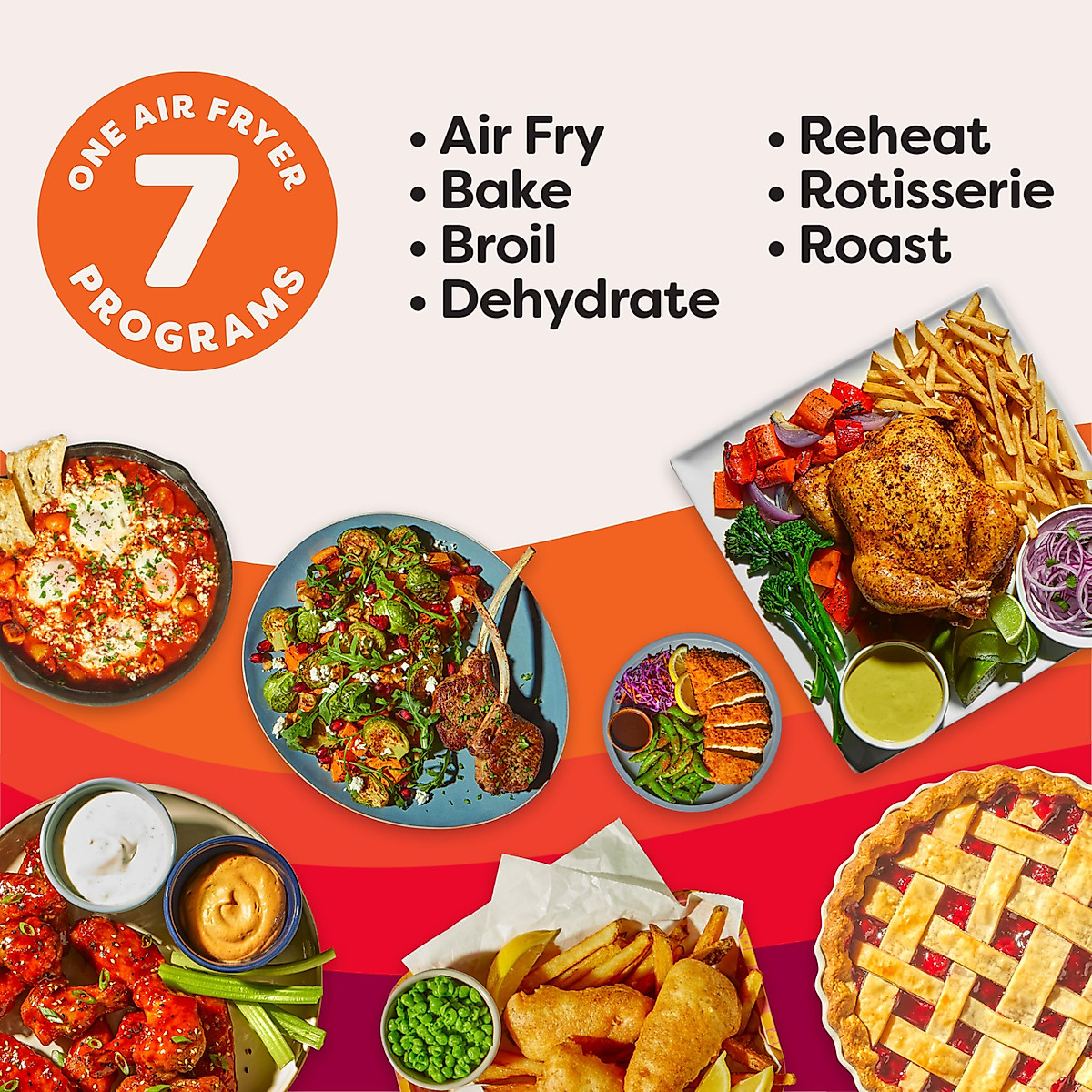 Instant Vortex Plus 10-Quart Air Fryer, From the Makers of Instant Pot, 7-in-10 Functions, with EvenCrisp Technology, App with over 100 Recipes, Stainless Steel