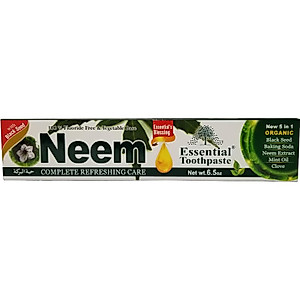 Neem Essential Toothpaste New 5 in 1 100% Fluoride Free
