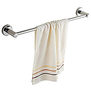 AFLHYJK Towel Rack - Contemporary Towel Bar Bath Hand Towel Holder Brushed Stainless Steel Wall Mounted Bathroom Organizer