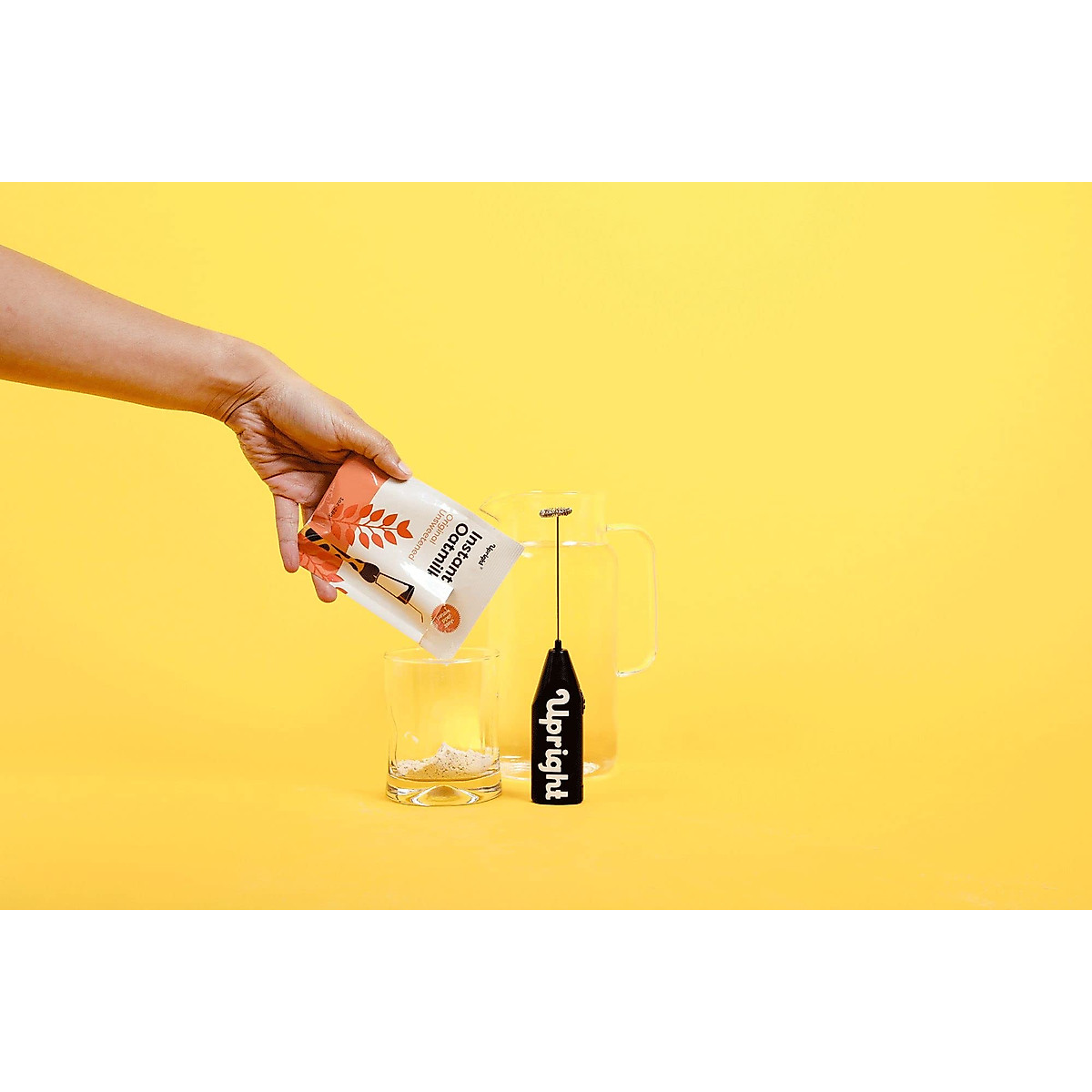 Upright High-Protein Instant Oatmilk (Original Unsweetened) (Single Serving - 12 Packets)