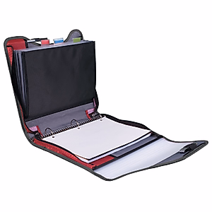 Five Star 1-1/2 Inch Zipper Binder, Easy Access, Durable, Cobalt Blue / Black (29278BC7)