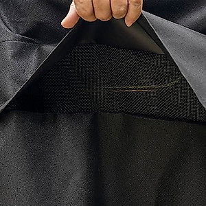 Kenmore 3-Burner Outdoor BBQ Grill | Liquid Propane Barbecue Gas Grill with Folding Sides & Grill Cover for Outdoor Grill, 56 Inch, Waterproof, Weather- UV- and Fade-Resistant