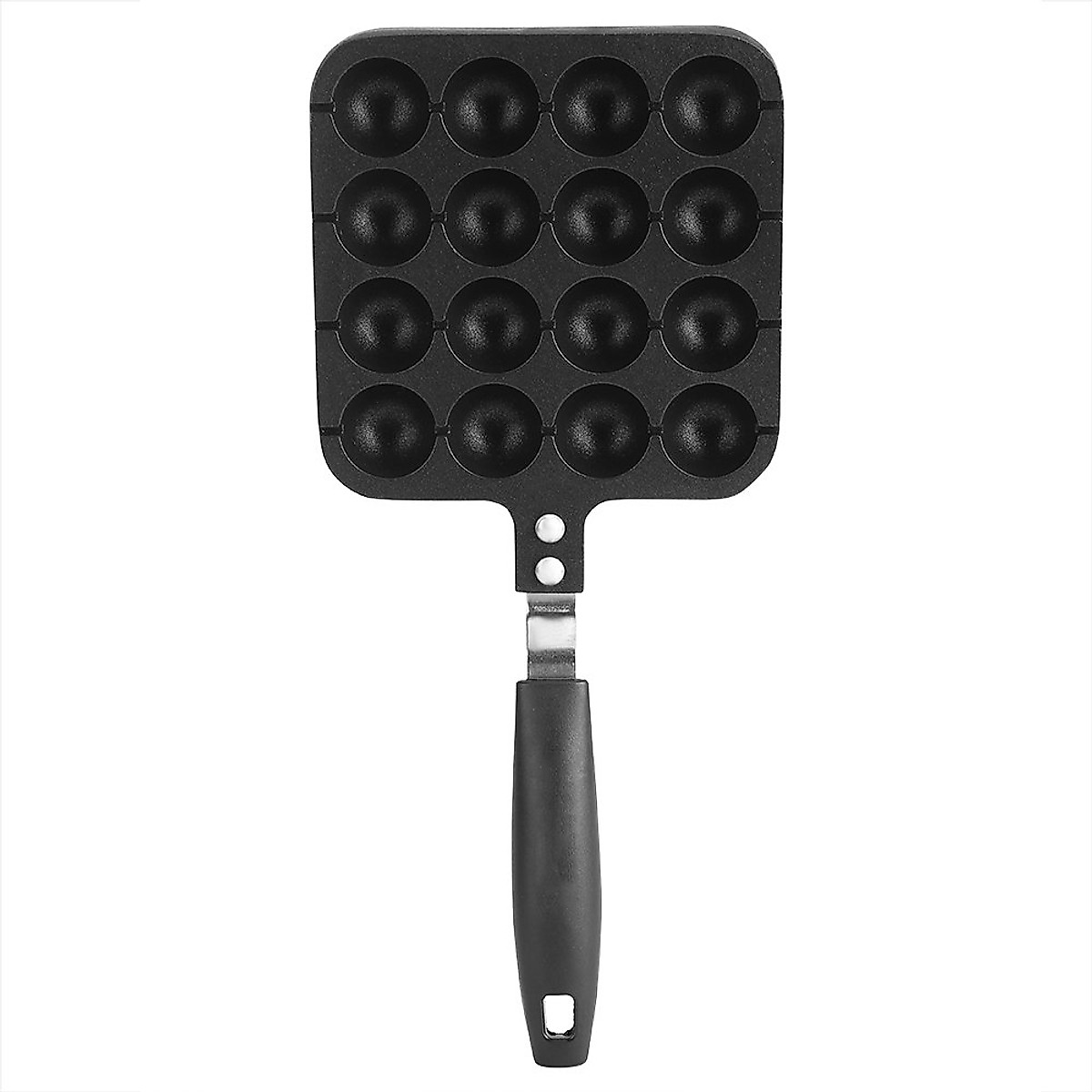 Takoyaki Pan, 16 Holes Takoyaki Pan Home Kitchen 16-Cavity Baking Japanese Octopus Ball Maker Grill Plate Black