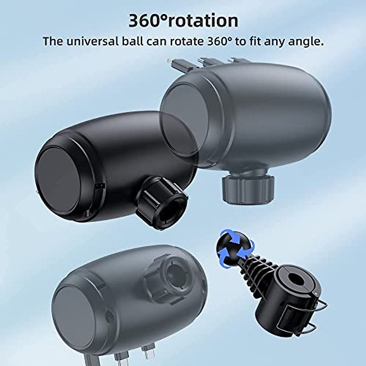 Multi Retractable Carbackseat Charger 3 in 1 - Compatible with All Type of Cellphones - Car Power Charging Station for iPhone/iPad/Android, Back seat Passengers | Share Ride (Black)