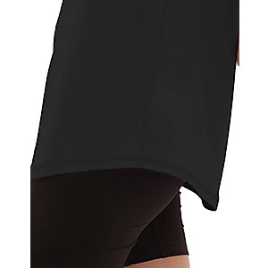 sissycos Women's Workout Racerback Tank Tops Loose Fit Sleeveless Athletic Shirts (Black, XX-Large)