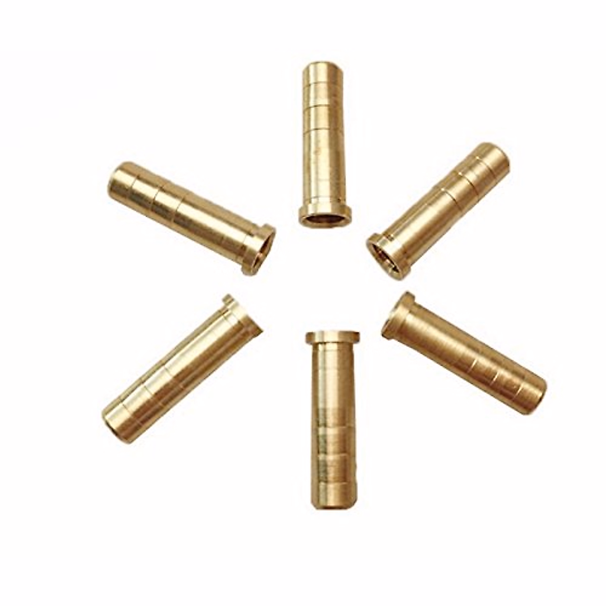GPP Crossbow 22/64" Point Insert Brass Inserts for Crossbow Bolts Arrows Heads Broadheads Copper Arrow Inserts .297/7.6mm,110 Gr, 24 PK