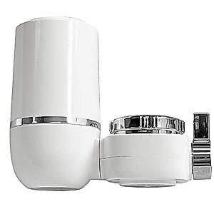 Ronaqua Water Filtration System for Standard Faucets, 320-Gallon Capacity of Filtered Water for Kitchen, Reduce Particles, Chlorine & Bad Taste from Tap Water (1 Filter Included)