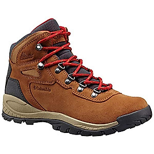 Columbia Women's Newton Ridge Plus Waterproof Amped, Elk/Mountain Red, 8.5 M US
