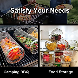 Rolling Grill Baskets Small