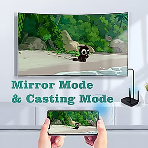 ORIVISION Wireless HDMI VGA Display Adapter dongle, 4k Extender Transmission Receiver Kit,for Android/IOS/Windows/MacOS,Airplay/Miracast Device, Stream Video from Laptop/Phones to TV/Monitor/Projector