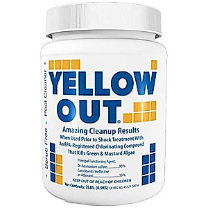 Yellow Out Swimming Pool Chlorine Shock Enhancing Treatment - 2 lbs.