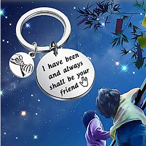 Lywjyb Birdgot TV Show Inspired Friendship Keychain I Have Been and Always Shall Be Your Friend TV Show Fans Gift(Always Shall Be Your Friend)