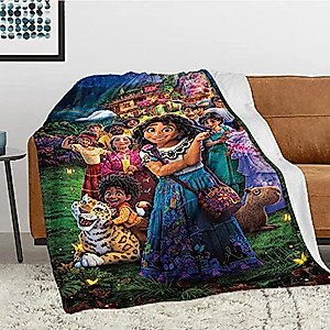 Abyx Fleece Blanket Throw Cute Lightweight Super Soft Cozy Sofa Bed Blankets Microfiber Throws for All Seasons 50''x40'', IERSFV58-{id}