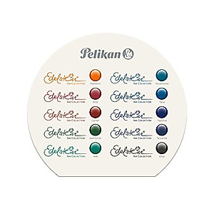 Pelikan Fine Writing Edelstein Ink Cartridges for Fountain Pens, Aquamarine, 1.4ml, Pack of 6 (300100)