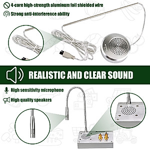 Retekess TW103 Window Speaker, Window Intercom,Independent Volume Control,Recording Function,for Travel Agency,Medical Center