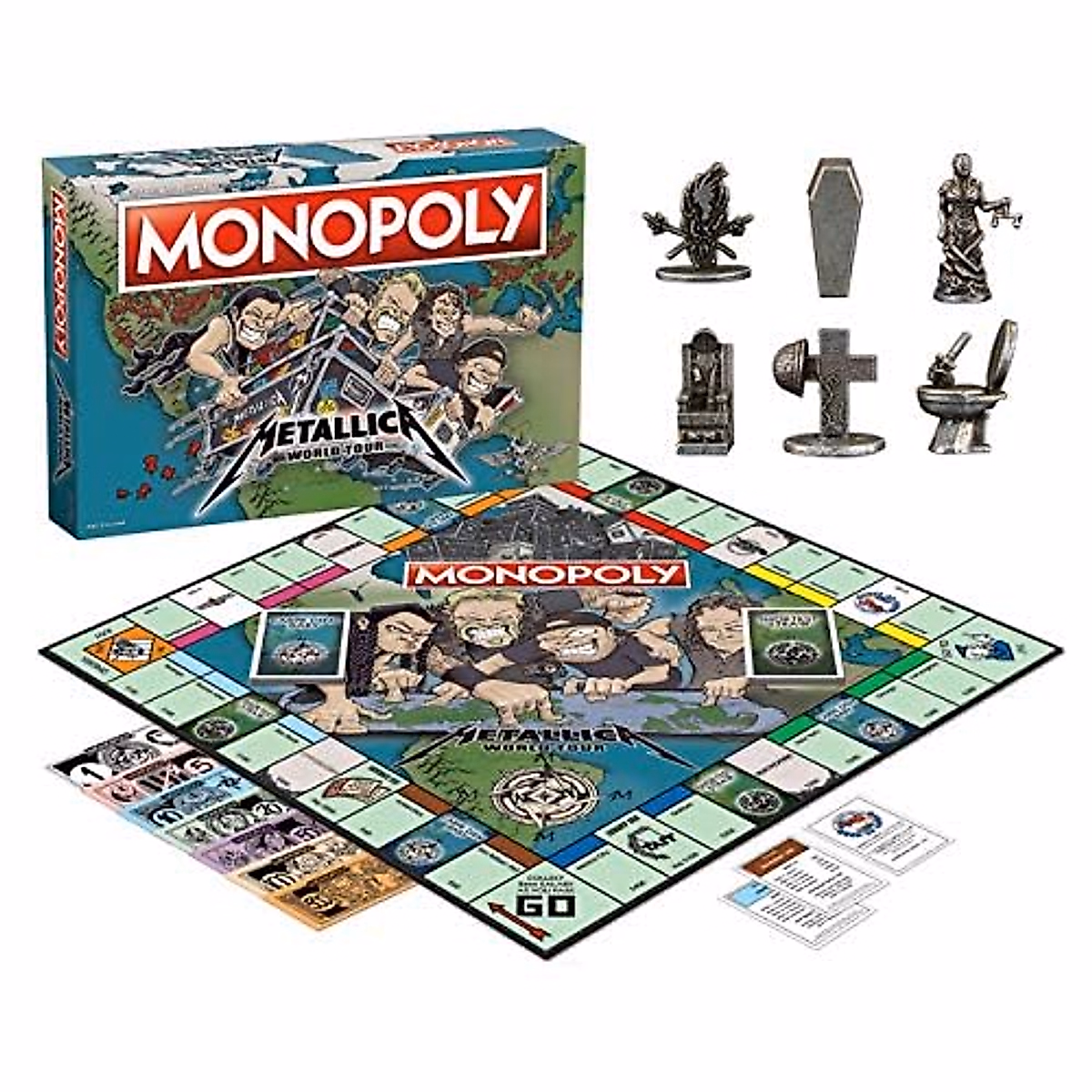 Metallica Monopoly World Tour Collectors Edition