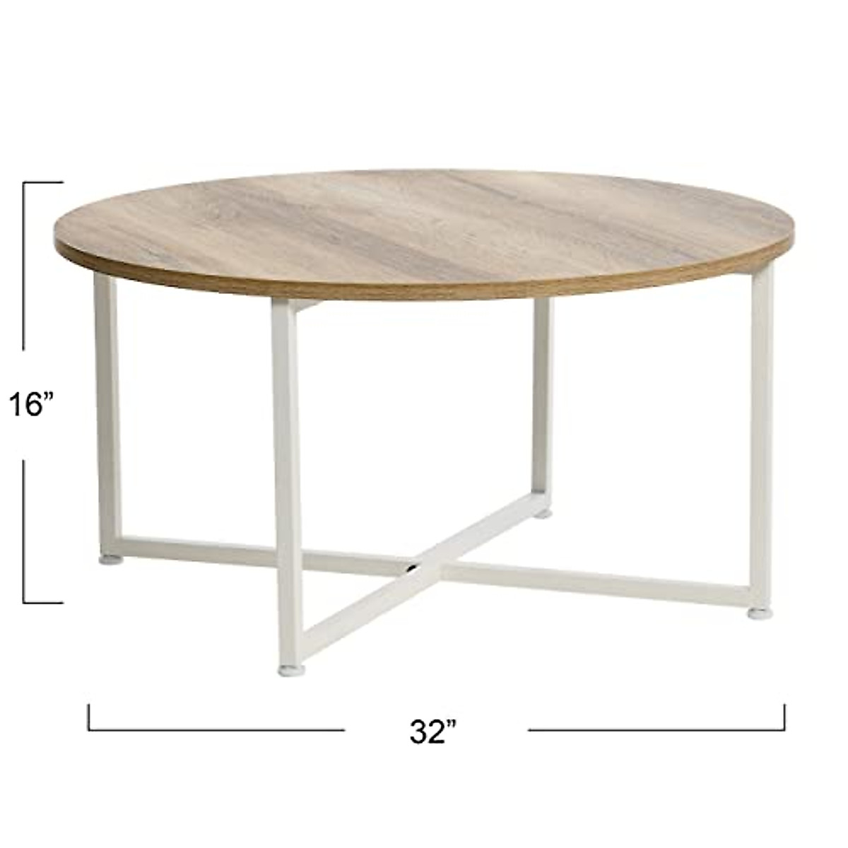 Household Essentials Coffee Table, Coastal Oak