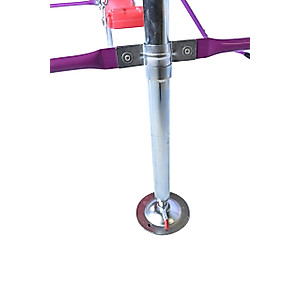 Athletic Bar Expandable Gymnastics Bar Horizontal Kip Bar Junior Training Adjustable Height Jungle Gym Children Folding Monkey Bars Climbing Tower Playground Balance Bar Gymnasts Purple