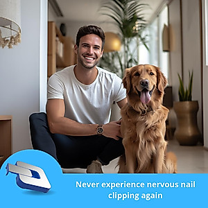 Skuun Dog Scratch Board for Large Dogs, Dog Nail Trimmer for Large Breed, Stress-Free Dog Nail Grinder Large Breed