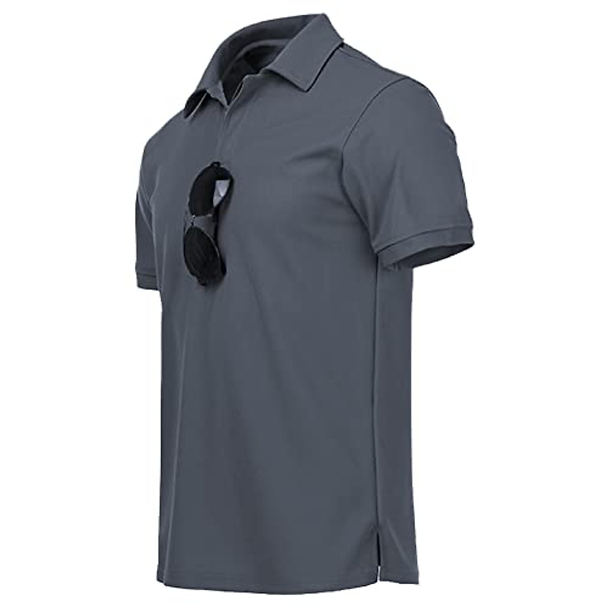 GEEK LIGHTING Mens Polo Shirt Sport Casual Short Sleeve Golf Tennis T-Shirt