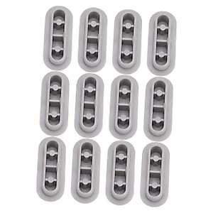 Homoyoyo 12pcs Toilet Gasket Toilet Parts Toilet Bidet Replacement Bathroom Bumper Toilet Seats Toilet Bumper Anti-slip Gaskets Grey Toilet Anti- Slip Gaskets Toilet Pads Plastic Mute Lift
