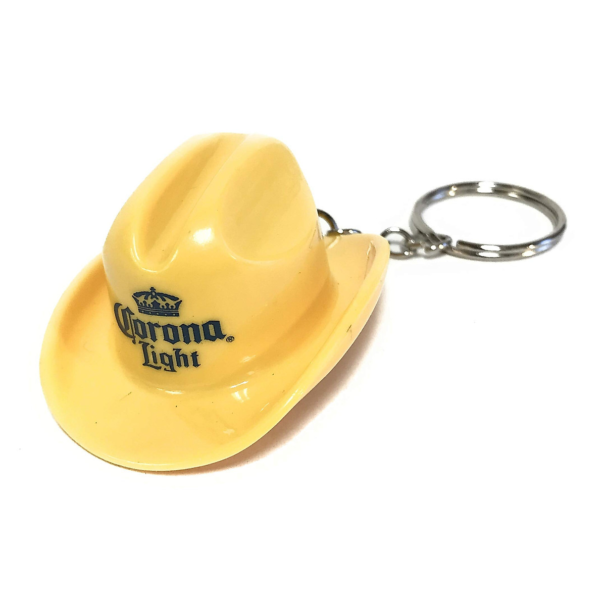 Corona Light Yellow Cowboy Hat Bottle Opener Keychain
