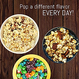 Elite Gourmet EPM-250# Electric Tabletop Popcorn Kettle Maker, Retro Carnival, Warming Light (2.5Oz, Red)