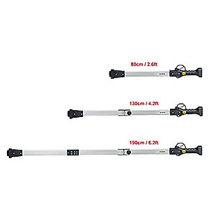 T TOVIA 31.5 Inch Extension Pole for Cordless Electric Pruning Shears Sturdy and Lightweight Aluminum Alloy Telescopic Rod, Safe and Convenient (80cm)