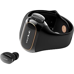 Aipower Wearbuds Smartwatch with True Wireless Earbuds, Fitness Tracker Heart Rate Monitor Calorie Steps Counter, Smart Watch with Bluetooth Earbuds