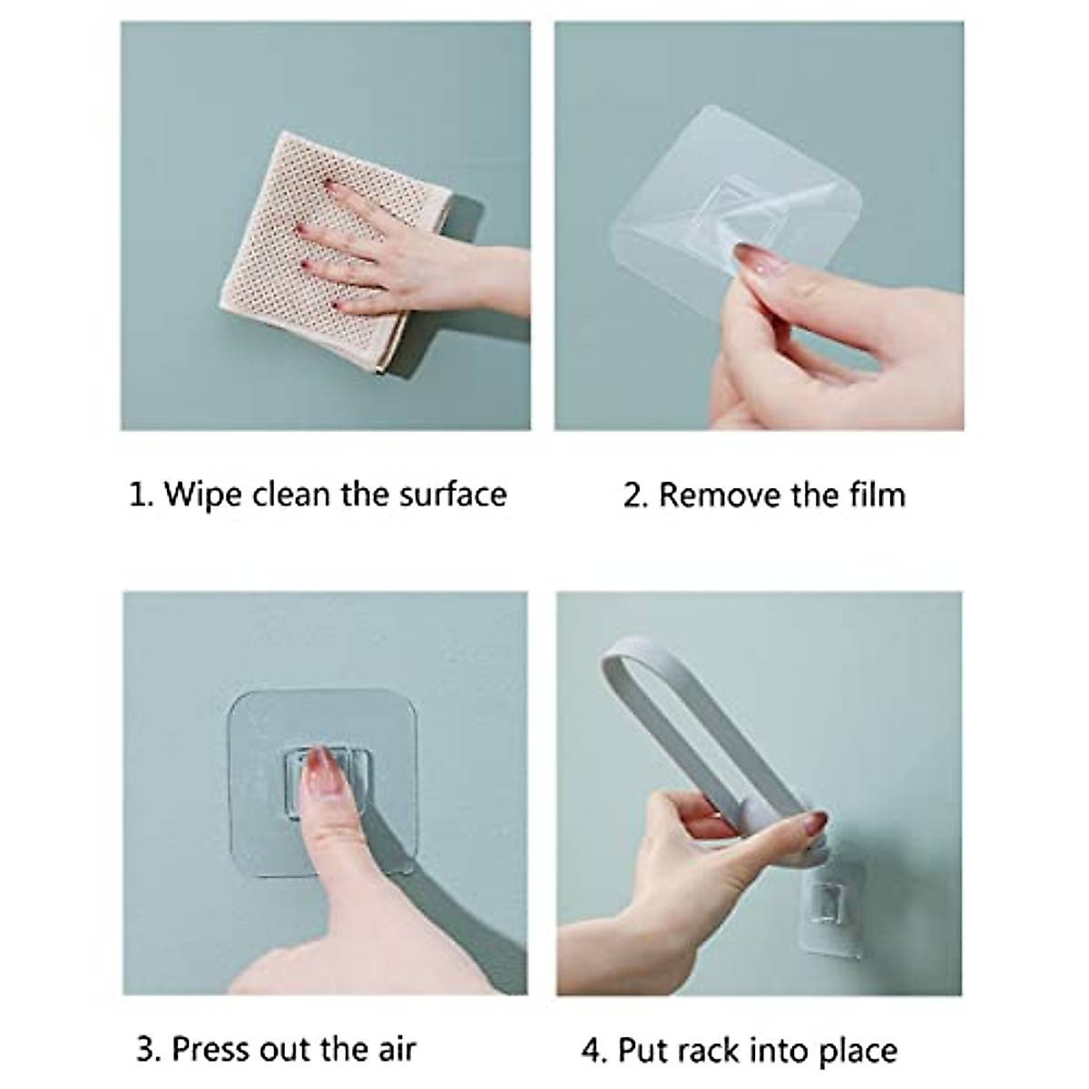 Hanger Organizer, Drill-free Wall-mounted Foldable, Space Saving Hanger Storage Rack Holder, Hanger Organizer Stacker for Adult or Child Clothes Hangers, Grey