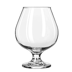 Libbey 3708 Embassy Brandy, 17.5 oz., 5.5" Height, 4" Width, 5.5" Length, Large, Clear (Pack of 24)