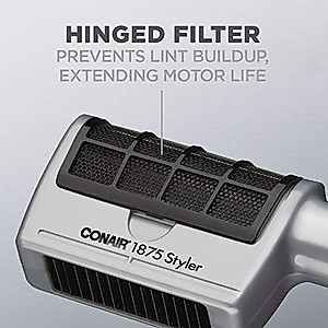 Conair 3-in-1 Styling Hair Dryer, 1875W Hair Dryer with 3 Attachments