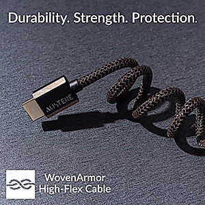 SAMSUNG QN65QN85BAFXZA 65" 4K Neo QLED UHD Smart TV in Titan Black with an Austere 3S-4KHD2-2.5M III Series 4K HDMI 2.5m Cable (2022)