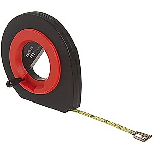 Crescent Lufkin 3/8" x 100' Hi-Viz Orange Speedwinder Yellow Clad Long Steel Tape Measure - HYT100