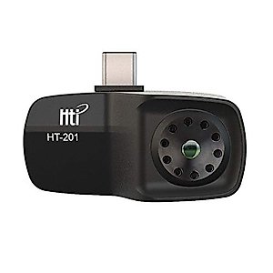 Hti-Xintai High Resolution Thermal Imaging Camera for Android Smartphones, USB Type-C - Black