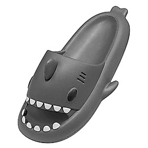 Metogo Cloud Shark Slides Non-Slip Open Toe Slippers Kids Cute Lightweight EVA Sandals