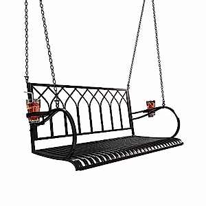 Live Casual Heavy Duty 800 Lb Canterbury Metal Porch Swing