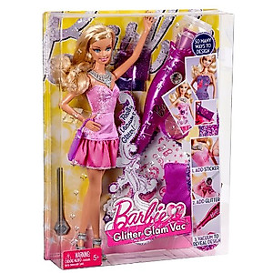 Barbie Loves Glitter Glam Vac and Doll