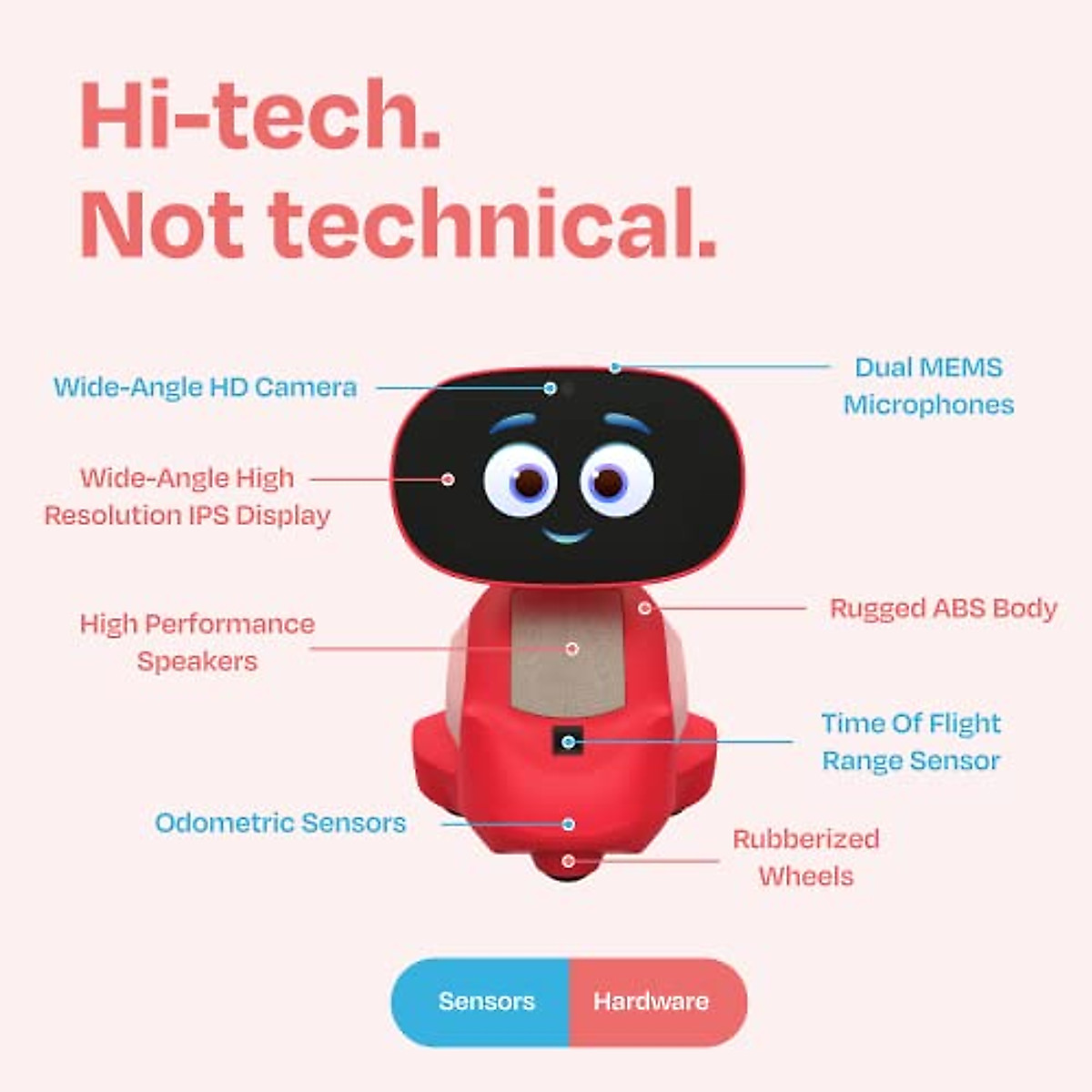 Miko 3: AI-Powered Smart Robot for Kids | STEM Learning & Educational Robot | Interactive Robot with Coding apps + Unlimited Games + programmable | Birthday Gift for Girls & Boys Aged 5-12